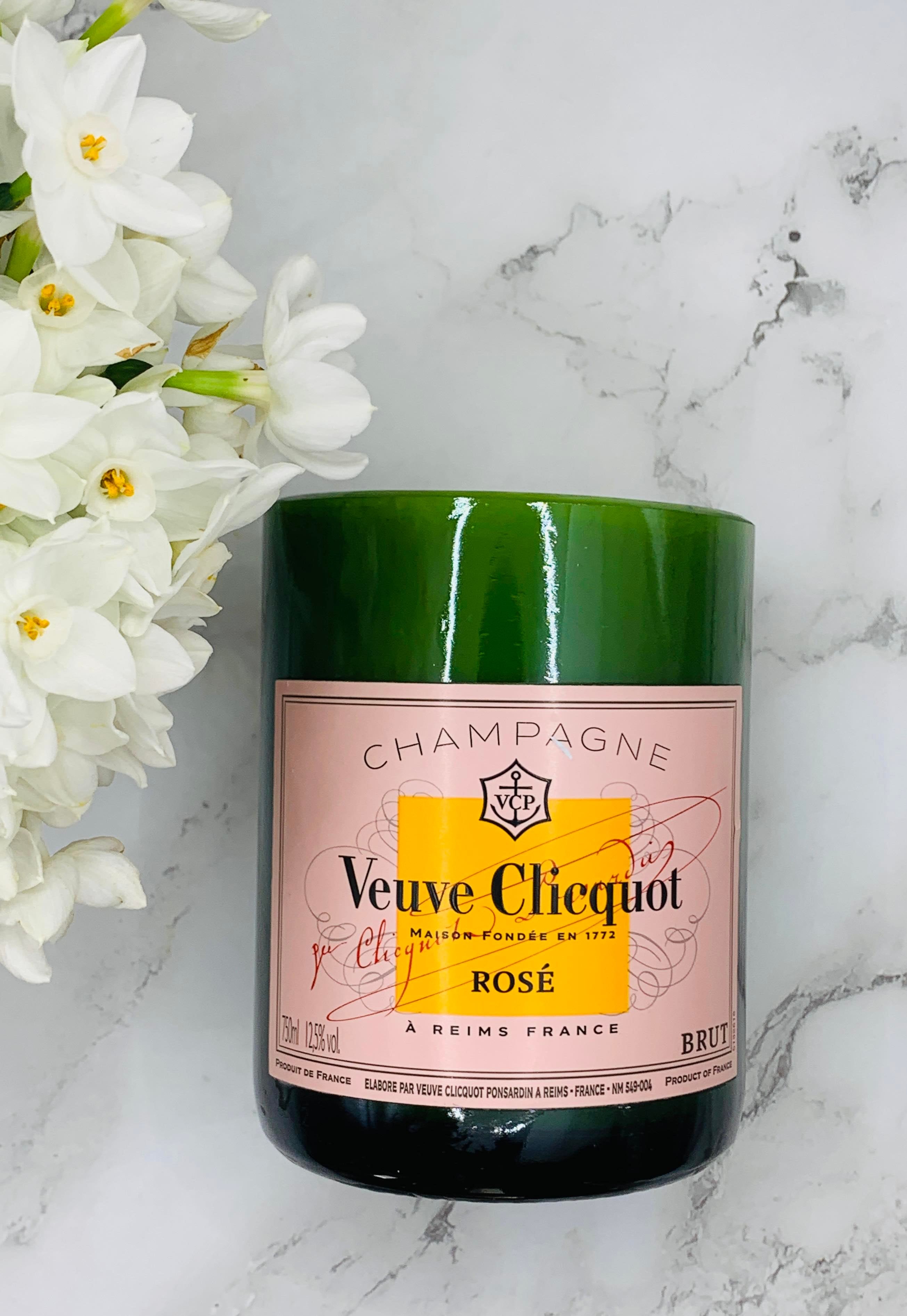 VEUVE Rose Champagne Candles – Poppin Le Bottles